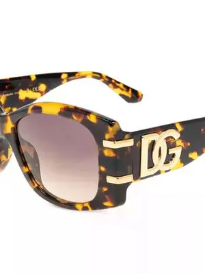 Dolce & Gabbana Dg-plaque Sunglasses