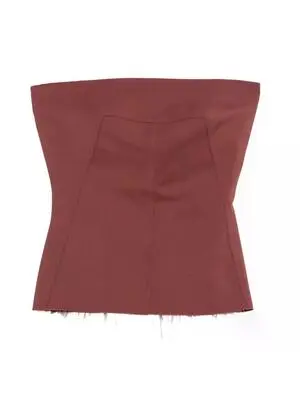 Rick Owens Seam-detail Strapless Top