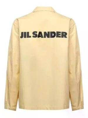 JIL SANDER Logo-print Collared Overshirt