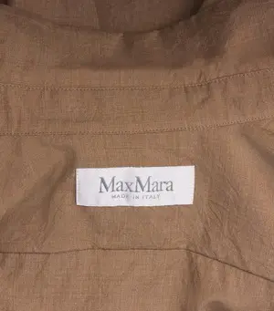 Max Mara Wool Crinkled Overshirt - Beige