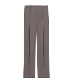 Saint Laurent Wool Tailored Trousers