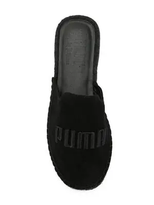 PUMA X Fenty Rihanna Suede Espadrilles - Black