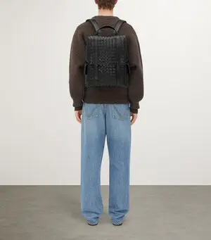 Bottega Veneta Intrecciato Back-to-school Backpack - Grey