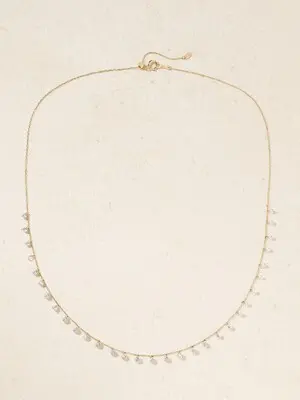 PERSEE Danaé 18-karat White Diamond Necklace - Gold