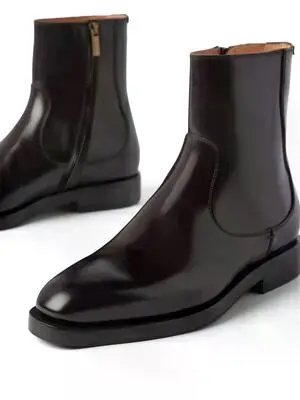 Brunello Cucinelli Leather Ankle Boots