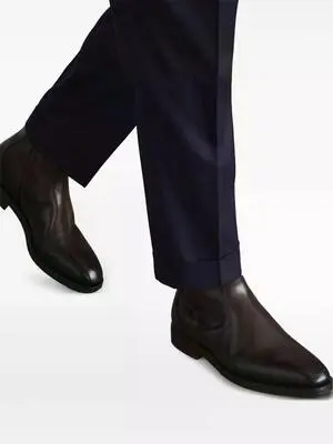 Brunello Cucinelli Leather Ankle Boots