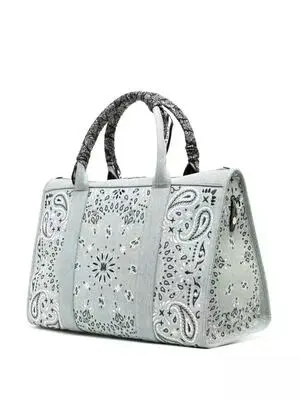 Amiri Bandana-embroidery Denim Holdall