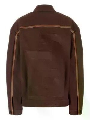 Miu Miu Leather-trimmed Cotton Jacket