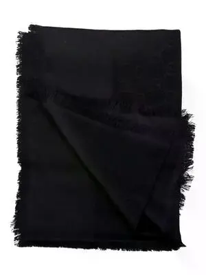 Gucci Monogram Fringed Scarf