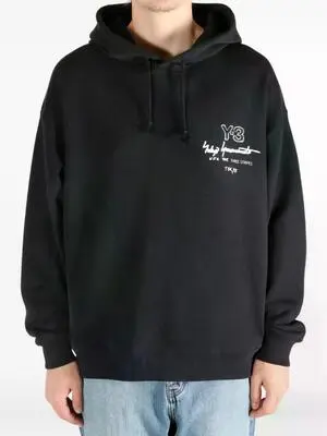 Y3 Logo-print Hoodie