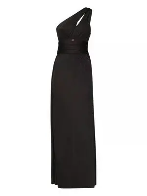MARCIANO One-shoulder Draped Maxi Dress