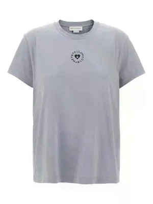 Stella McCartney Logo-print Crew-neck T-shirt - Blue