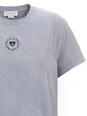 Stella McCartney Logo-print Crew-neck T-shirt - Blue