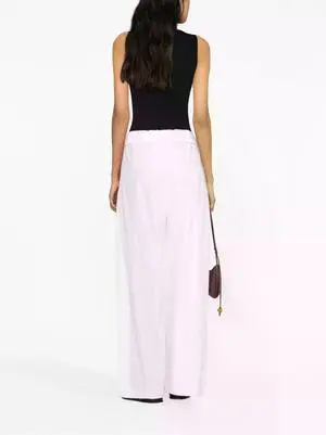 Matteau Drawstring-waist Wide-leg Trousers - White