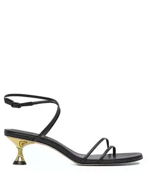 Studio Amelia Helix-shaped Heel Sandals