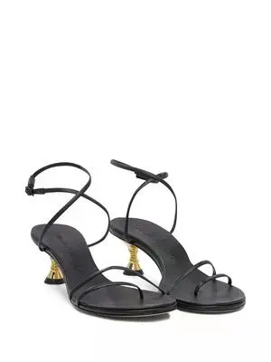 Studio Amelia Helix-shaped Heel Sandals