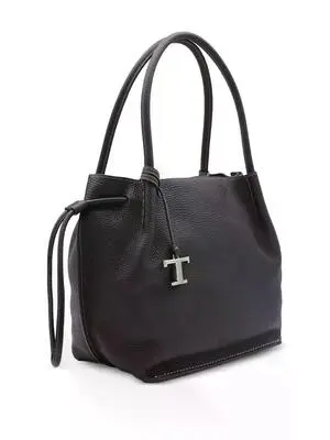TOD'S Drawstring Leather Tote Bag