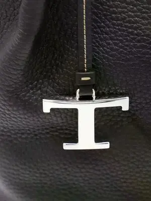 TOD'S Drawstring Leather Tote Bag