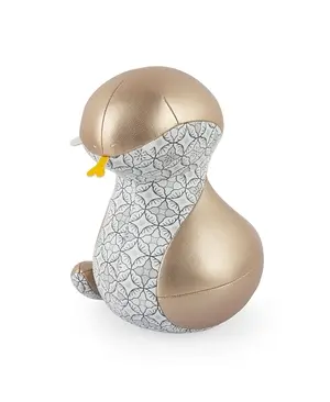 ZUNY Snake Nick Bookend - Gold And White Blossom