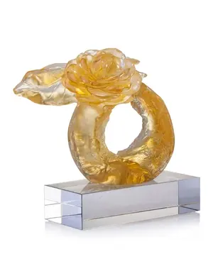 LIULI Singular Elegance Crystal Flower Figurine Special Edition