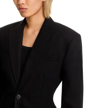 Wardrobe.NYC Single Breasted One Button Blazer