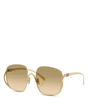 Miu Miu Square Sunglasses - Gold