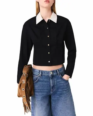Maje Cropped Shirts For Women