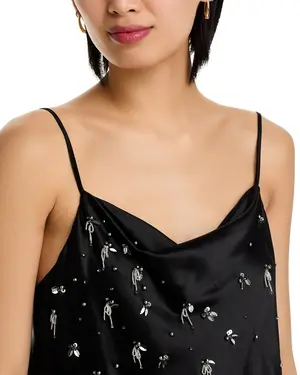 Cinq À Sept Marta Embellished Camisole - Black
