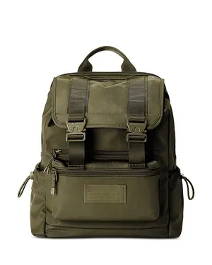 Dagne Dover Brooklyn Flap Top Backpack - Dark Moss