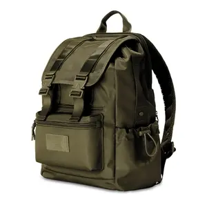 Dagne Dover Brooklyn Flap Top Backpack - Dark Moss