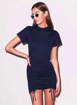 FLEUR DU MAL Riley T-shirt Dress - Eclipse
