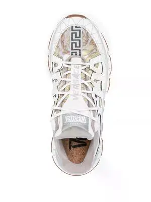 Versace Trigreca Low-top Sneakers - White