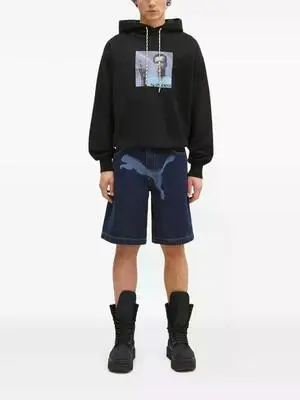 Aries Graphic-print Drawstring Hoodie