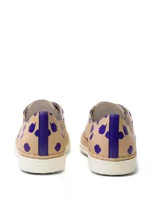TOD'S Francesina Polka-dot Espadrilles
