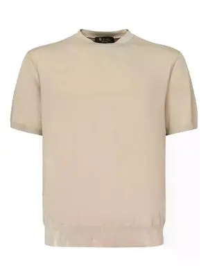 Loro Piana Short-sleeve Cotton Top
