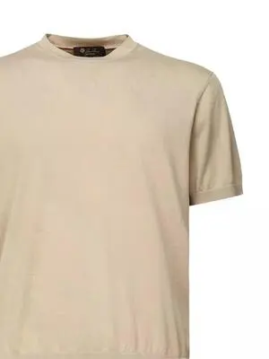 Loro Piana Short-sleeve Cotton Top