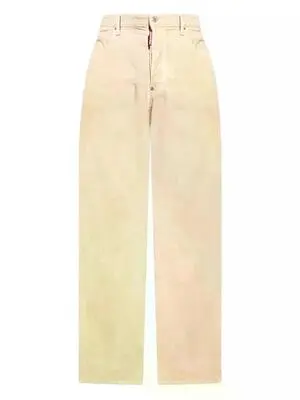 Dsquared2 Corduroy Wide-leg Trousers - Neutrals