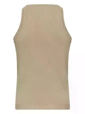 Max Mara Cotton Tank Top - Neutrals