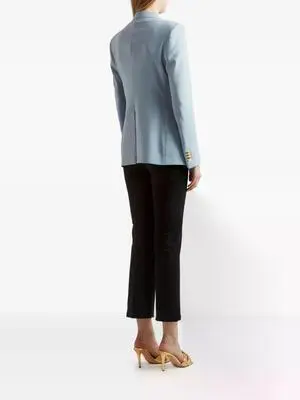 Tagliatore Double-breasted Blazer With Gold Buttons - Blue