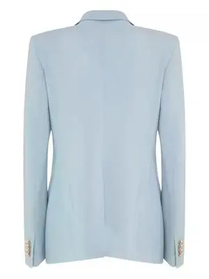 Tagliatore Double-breasted Blazer With Gold Buttons - Blue