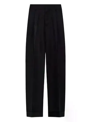 Dsquared2 Pleated Wool Trousers - Black