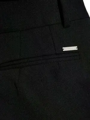 Dsquared2 Pleated Wool Trousers - Black