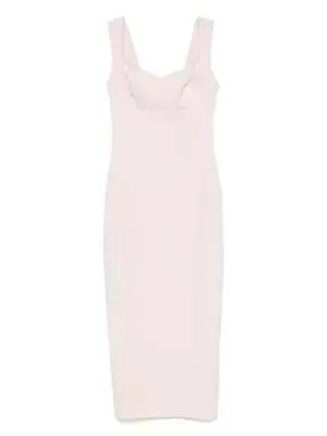 SILK LOVE & LACE Theodora Midi Dress - Neutrals