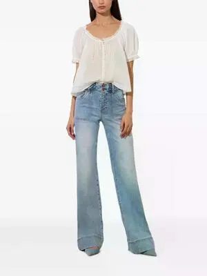 Alice + Olivia Juno Braided Jeans