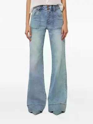 Alice + Olivia Juno Braided Jeans