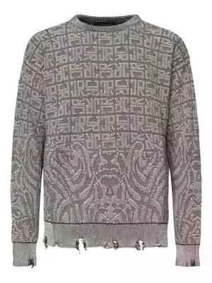 John Richmond Frayed-hem Sweater