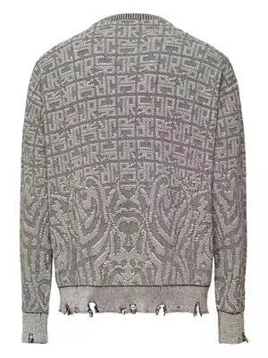 John Richmond Frayed-hem Sweater