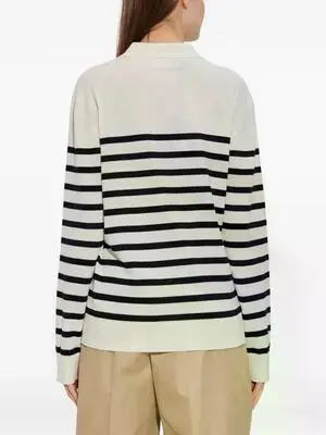 Dsquared2 Striped Polo-neck Sweater