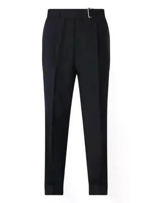 Officine Générale Pleated Belted Trousers
