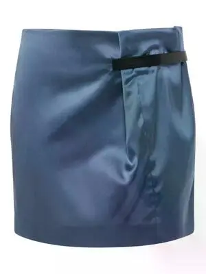 JW Anderson Satin Mini Skirt - Blue